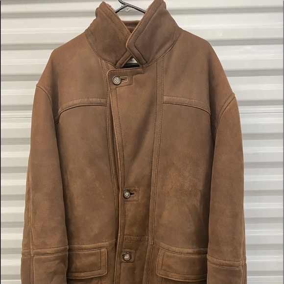 Gucci | Jackets & Coats | Vintage Gucci Aviator Leather Winter Jacket ...